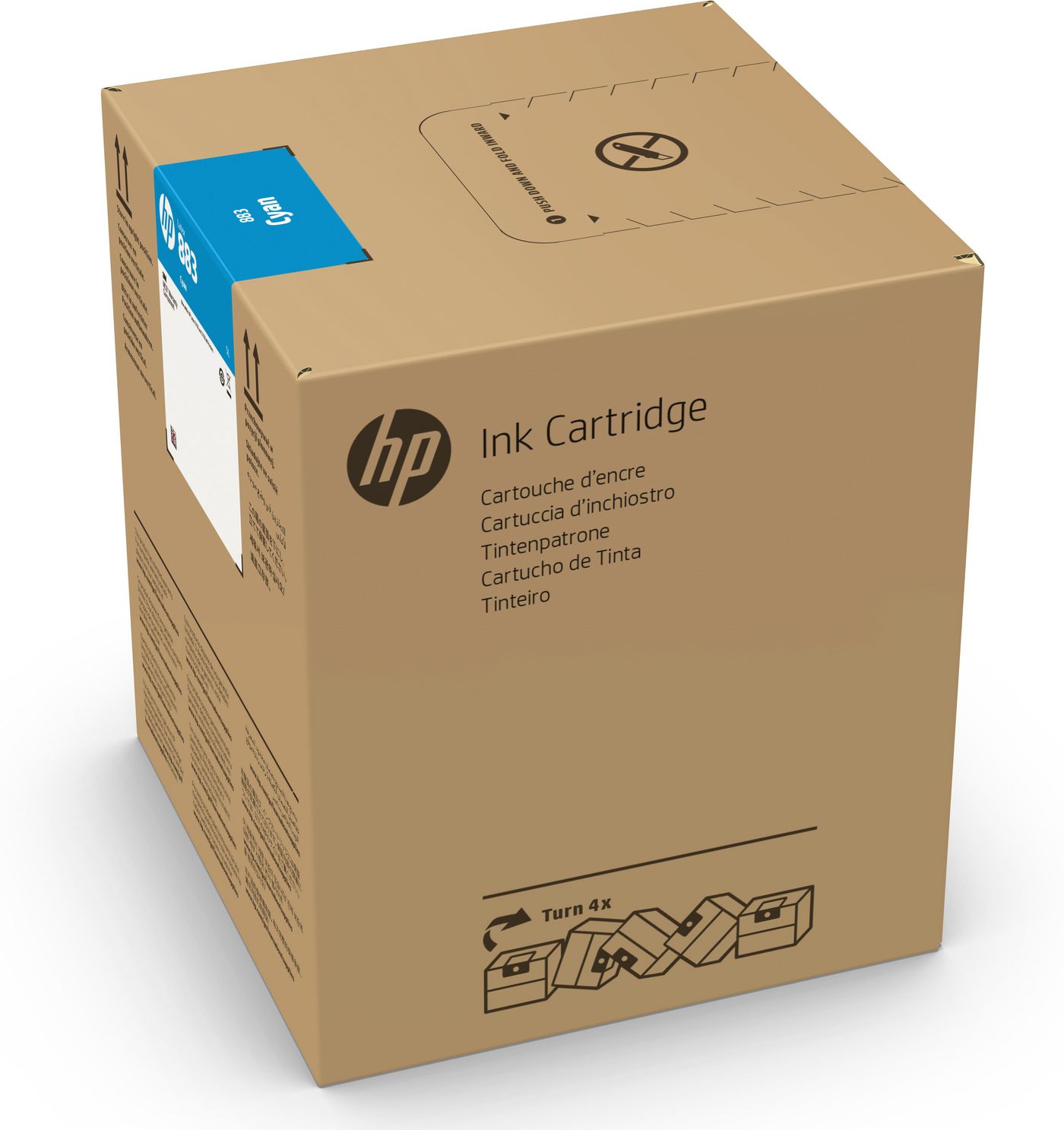HP 883 Cartouche d’encre Latex - Cyan - 5 litres (G0Z28A) - Asky Print ...